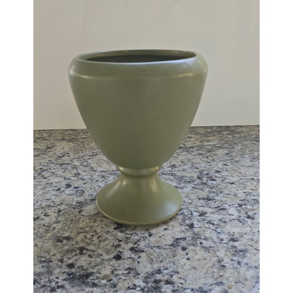 Mccoy | Accents | Vintage Mccoy Floraline Pottery Pedestal Vase Matte ...